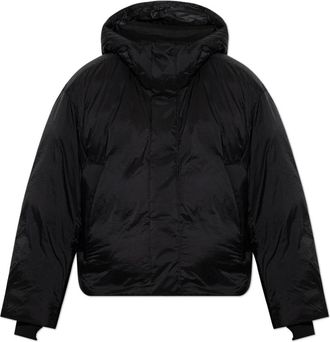 Yohji Yamamoto Kapuzen-Pufferjacke - - Jackets - Damen - Schwarzk - S