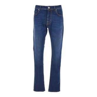 Jacob Cohen Homme, Jeans, Bleu, Taille: W31 Bard Jeans Bleu avec Logo Patch