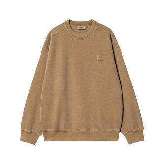 Carhartt Work in Progress Vista Sweatshirt - Schwere Geb&uuml;rstete Baumwoll-Jersey - - Sweatshirts & Hoodies - Herren - Beige - XL