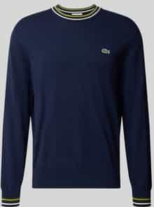 Lacoste Regular Fit Pullover aus reiner Wolle
