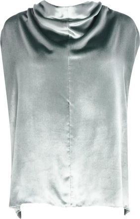 Alberta Ferretti Femme, Blouses et Chemises, Vert, Taille: 38 FR Top