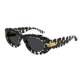 Bottega Veneta Femme, Accessoires, Noir, Taille: 51 MM Panthos Lunettes de soleil