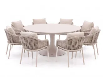 Suns Casto/Nova &oslash;170cm dining tuinset 9-delig
