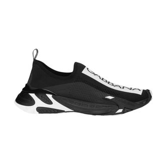 Dolce & Gabbana Turnschuhe Stretch Mesh Fast - - Shoes - Herren - Schwarzk - 40 EU
