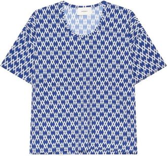 Maliparmi Maliparmi, Femme, Tops, Bleu, Taille: 44 FR Diamond Glow T-Shirt