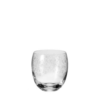 Leonardo Leonardo Chateau Trink-Glas, Glas-Becher mit floralem Muster, spülmaschinenfeste Wasser-Gläser, 6er Set, 400 ml, 061595