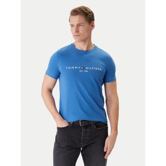 Tommy Hilfiger T-Shirt MW0MW11797 Blau Slim Fit