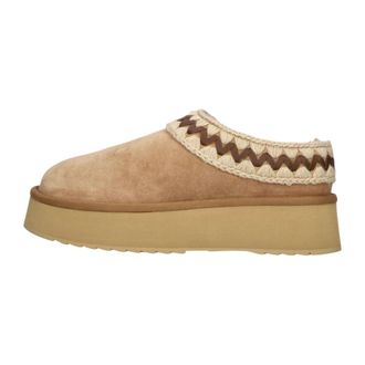 Mou Platform Clog Suede Leather ST - - Shoes - Damen - Beige - 39 EU