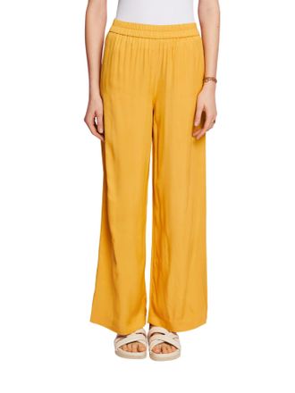 Esprit Damen 043EO1B303 Hose, 730/SUNFLOWER Yellow, 36