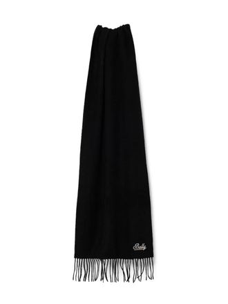 Bally &eacute;charpe &agrave; franges - Noir