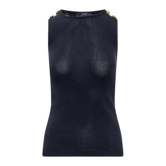 Seafarer Stylisches Angelique Cot Top - - Tops - Damen - Blau - S