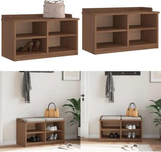 vidaXL Flurbank sandnes 87x40x50 cm Massivholz Kiefer - Vidaxl