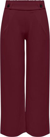 Jacqueline de Yong JdY Damen Jdygeggo Life New Long Pant JRS Noos Breites Bein Culotte, Cabernet, XXS x 30L
