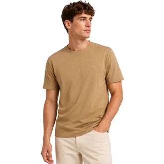Off-white T-Shirt f&uuml;r Herren, Baumwolle, Schmal (Beige)