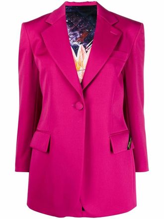 Lanvin blazer à manches crop - Rose