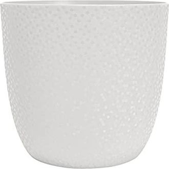 Eda Übertopf Opal Ø 13,7 cm - Elfenbeinweiß