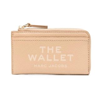 Marc Jacobs Femme, Accessoires, Beige, Taille: ONE Size Leather Top Zip Multi Wallet