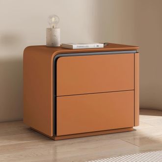 Generic Moderner Nachttisch, Nachtschrank Aus Massivholz, Aufbewahrungsschrank Mit Großer Schublade, Beistelltisch Mit Vollständiger Ummantelung Aus Faserlede