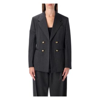 Bottega Veneta Femme, Vestes, Noir, Taille: 36 FR Blazer Crois&eacute;