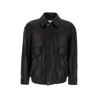 Dunst Front-pockets Leather Jacket