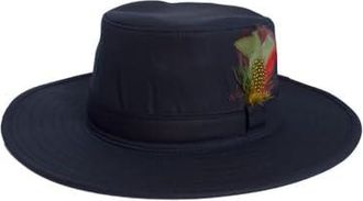 Walker and Hawkes Walker & Hawkes - Chapeau cir&eacute; &agrave; Bord Large Outback Aussie - Unisexe - Bleu Marine - S (57cm)