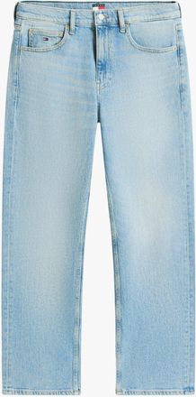 Tommy Hilfiger Jean droit d&eacute;lav&eacute; en coton m&eacute;lang&eacute;