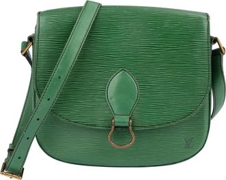 Louis Vuitton Crossbody Bags - Louis Vuitton Green Epi Leather Saint Cloud GM Cro - Gr. unisize - in Braun - f&uuml;r Damen
