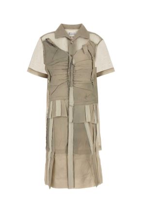 Maison Margiela Dress Shirt Dress - Beige