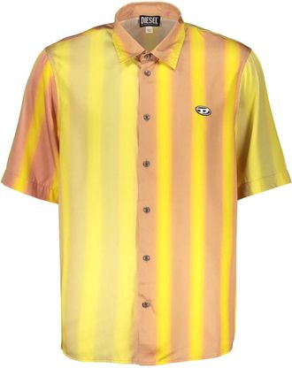 Diesel Homme, Chemises, Jaune, Taille: M Chemise Courte