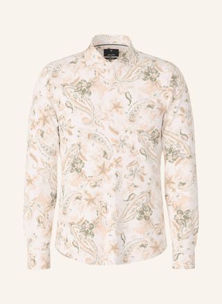 Joop Hemd Pai Slim Fit Mit Leinen orange