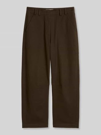 Marc O'Polo Barrel Fit Jeans aus Baumwoll-Mix mit aufgesetzten Taschen