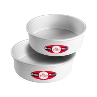 Fat Daddio's Runde Kuchenformen, eloxiertes Aluminium, 2-teiliges Set, 22,9 x 7,6 cm
