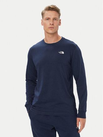 The North Face Longsleeve Evolution Simple Dome NF0A8EU3 Dunkelblau Regular Fit