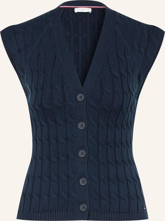 Tommy Hilfiger Strickweste blau