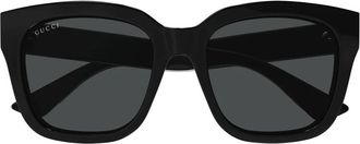 Gucci Gg1338S 001 &Uuml;bergro&szlig;e Sonnenbrille - - Accessories - unisex - Schwarzk - 54 MM