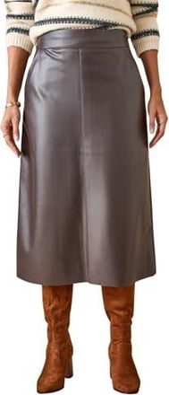 Daxon Jupe Imitation Cuir - Femme