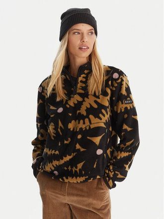 Roxy Fleecejacke Moonrising ERJFT04972 Schwarz Regular Fit