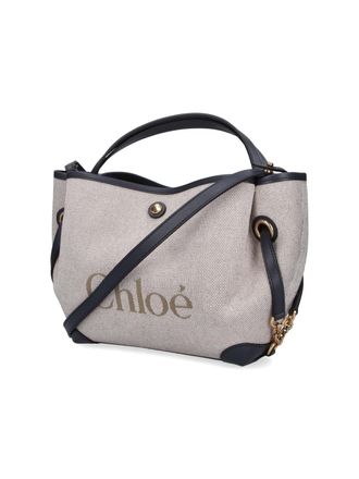 Chlo&eacute; Womens Chlo&egrave; Bags Black Cotton