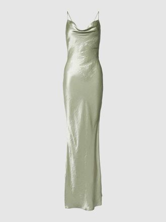 Jake*s Abendkleid mit Wasserfall-Ausschnitt