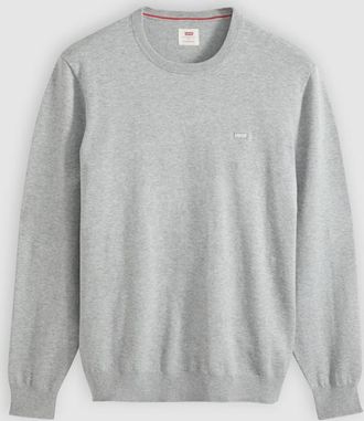 Levi's Pull Over Lightweight Housemark - Homme - Noir / Mid Tone Heather Grey - 2XL