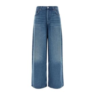 A Gold E Femme, Jeans, Bleu, Taille: W29 Rounded Baggy in Expression