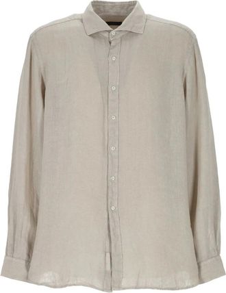 Fay Homme, Chemises, Beige, Taille: 2XL Camicia