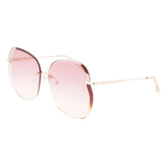 Longchamp Ros&eacute;goldene Metall-Sonnenbrille - - Accessories - Damen - Rosa - ONE SIZE