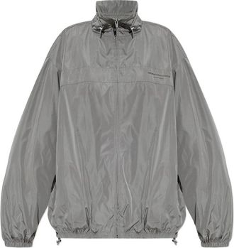 Alexander Wang Logo-print High-neck Jacket