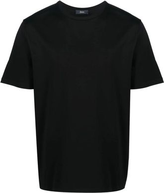 Herno Homme, Tops, Noir, Taille: S T-shirt Polo Noir V&ecirc;tements D&eacute;contract&eacute;s &Eacute;l&eacute;gants