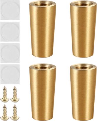 Generic M&ouml;belf&uuml;&szlig;e aus Holz, Unterseite f&uuml;r Kommode, rutschfeste F&uuml;&szlig;e, hohe Widerstandsf&auml;higkeit, Schutz f&uuml;r Teppich, K&uuml;che, Esszimmer, Nivellierung, Ger&auml;uschr