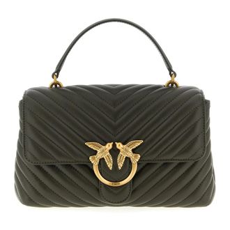 Pinko Pinko, Femme, Sacs, Vert, Taille: ONE Size Classic Love Bag Puff