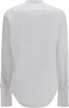 Fendi Womens White Cotton Dress Shirt