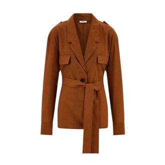 Ferragamo Einknopf-Sakko - - Jackets - Damen - Braun - 2XS