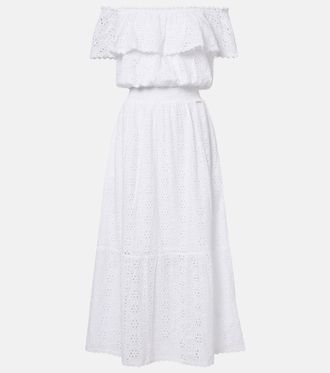 Melissa Odabash Robe midi Larna en coton